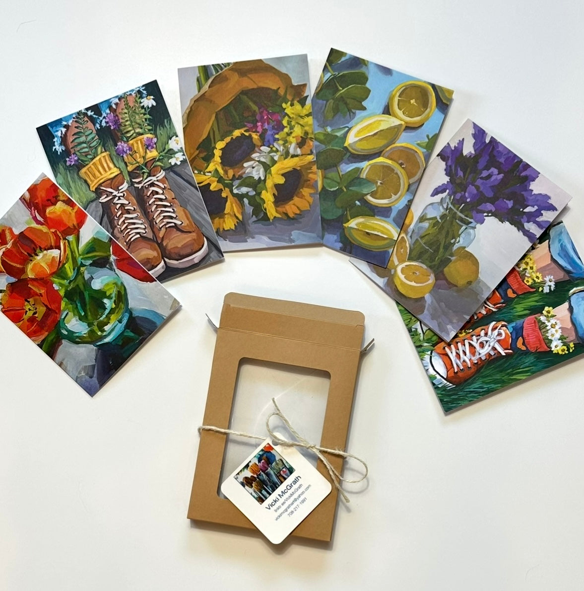 Blank Greeting Card Pack (6-pack) – VickiMcGrathArt
